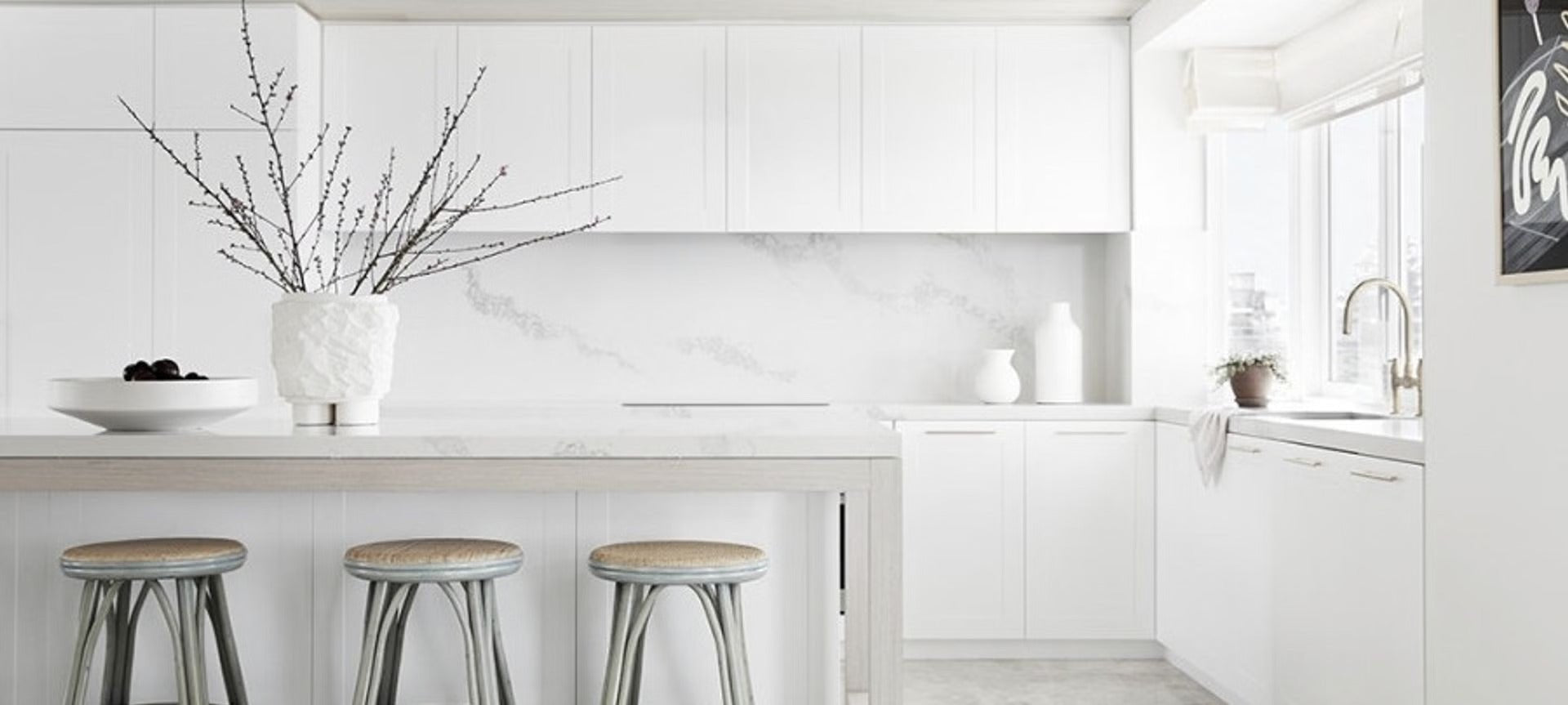 Creative Ways to Style Your All-White Kitchen | Elsa Home And Beauty ...