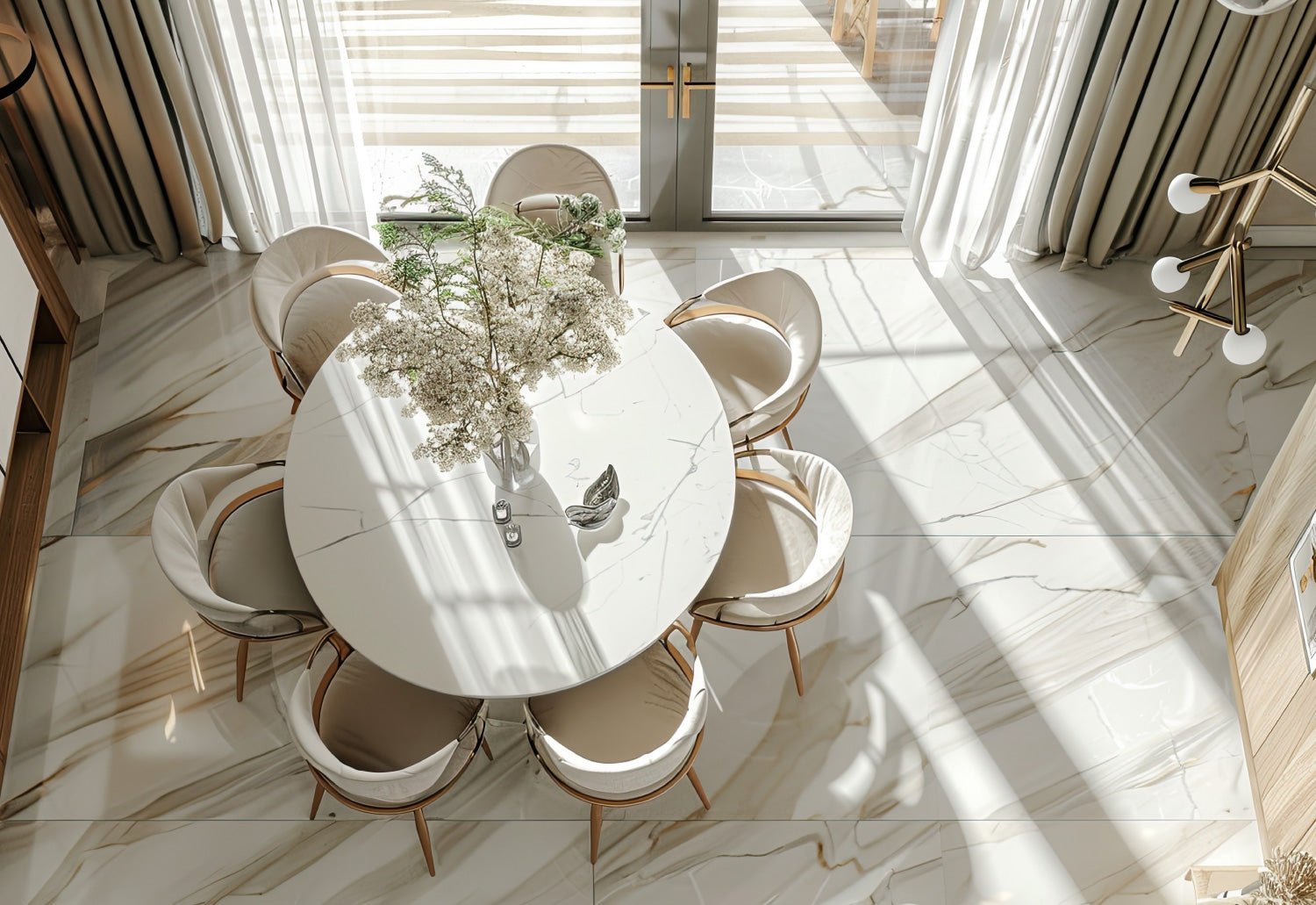 Enhance Feng Shui with Luxury Stone Dining Tables – Elsa Home And Beauty