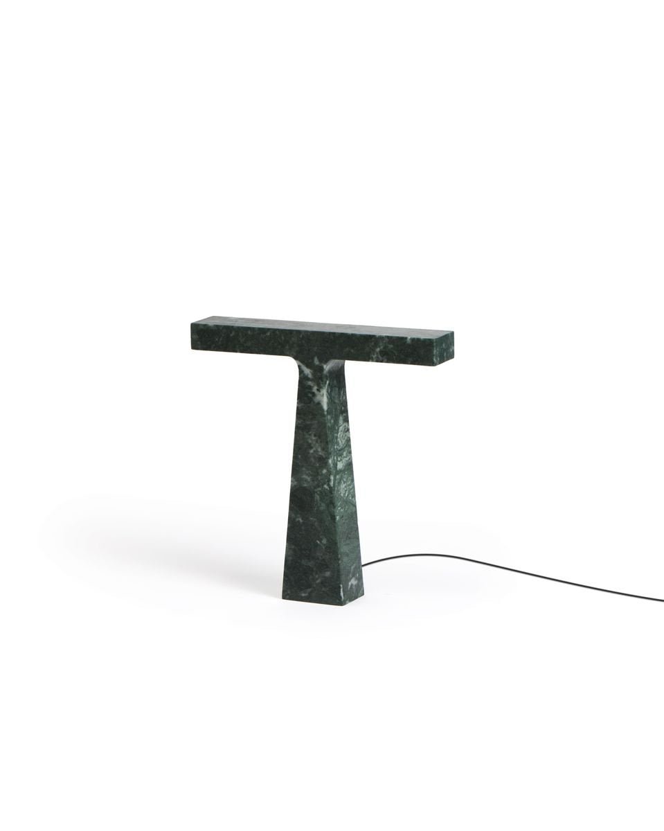Natural Marble T-Shaped Table Lamp | Elegance Illuminated