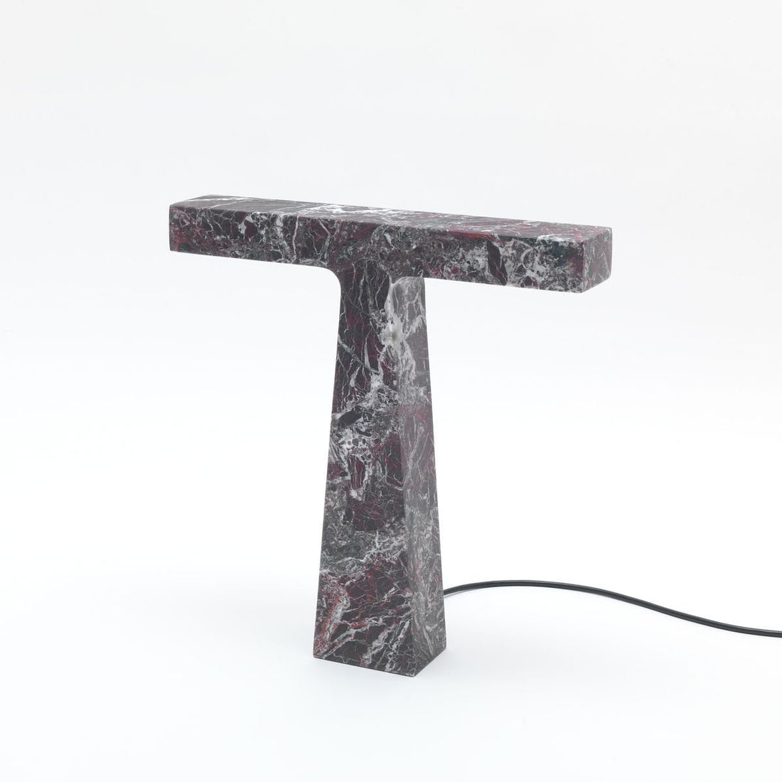 Natural Marble T-Shaped Table Lamp | Elegance Illuminated – Elsa Home ...